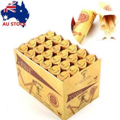 24X Pre-Rolled Smoking Cone 72 Cones 110MM Rolling Paper Natural ...