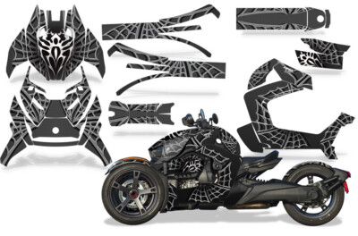 Graphic Stickers Decals for Can-Am Ryker Rally 2022 & Up WidowMaker S ...
