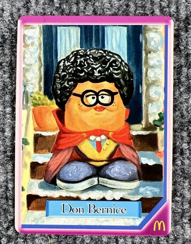 2023 McDonald's DON BERNICE Kerwin Frost McNugget Buddies Adult Happy ...