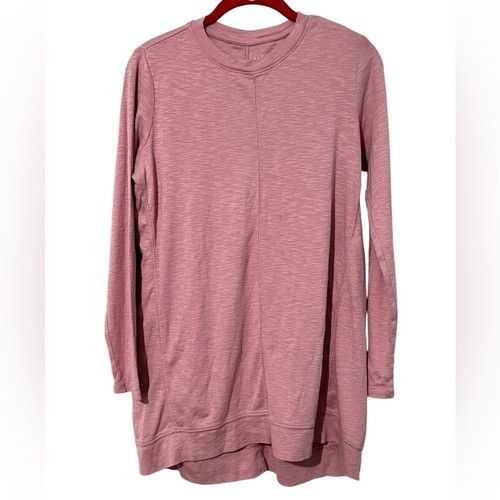 J Jill Pima Elliptical Tunic shirt top light pink size small | eBay