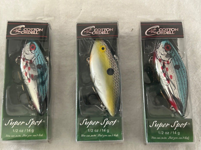 Crank Bait/Rattle Trap /3 Cotton Cordell 1/2 oz Super Spot Lures | eBay