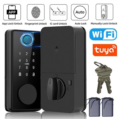 Wi-Fi Smart Door Lock Keyless Entry Door Lock with App Control ...