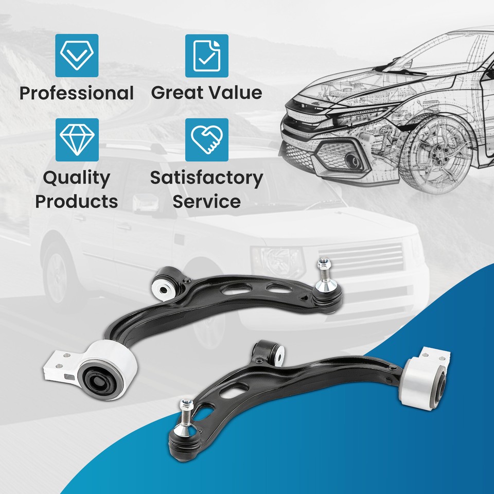 2009-2012 Ford Taurus Flex Lincoln MKS MKT Front Lower Control Arms ...