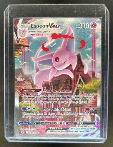 2021 Pokemon SWSH Fusion Strike Espeon VMAX #270/264 | eBay