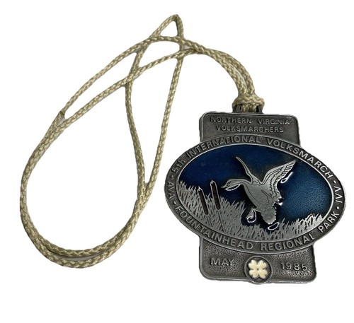 International Volksmarch German Memorabilia Medal USA Fountainhead Park ...