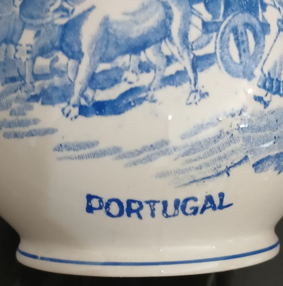 Real Vinicola Ceramic Wine Decanter Sacavem Portugal Gilman & CTA ...