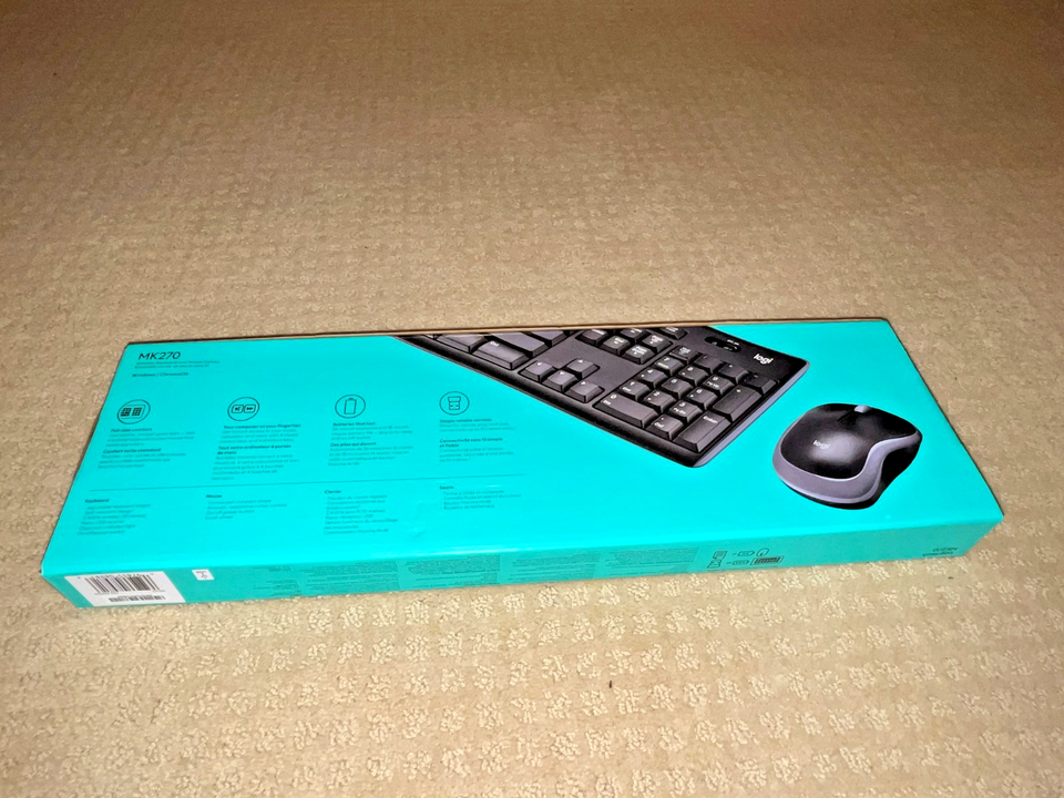 Logitech MK270 Wireless Keyboard and Mouse Combo (920-004536 ...
