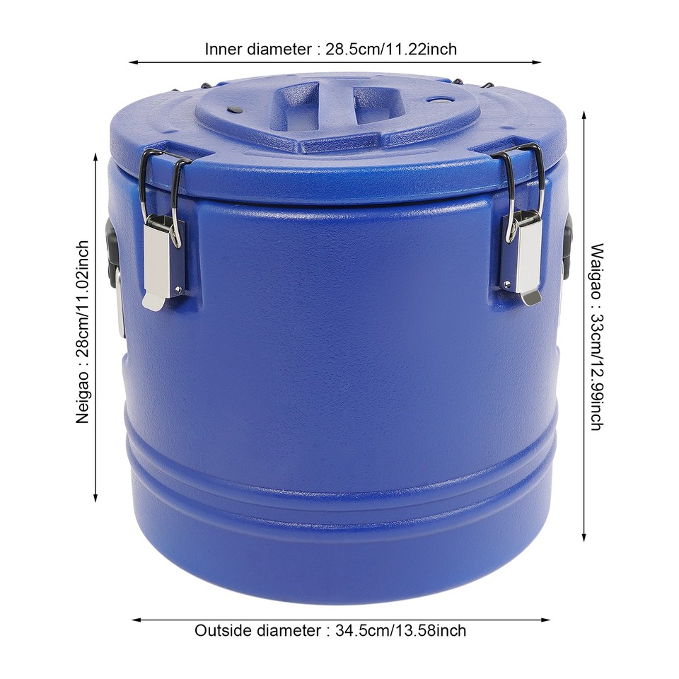 Food Warmer Bucket, Insulated Soup Container, Portable Commercial Soup ...