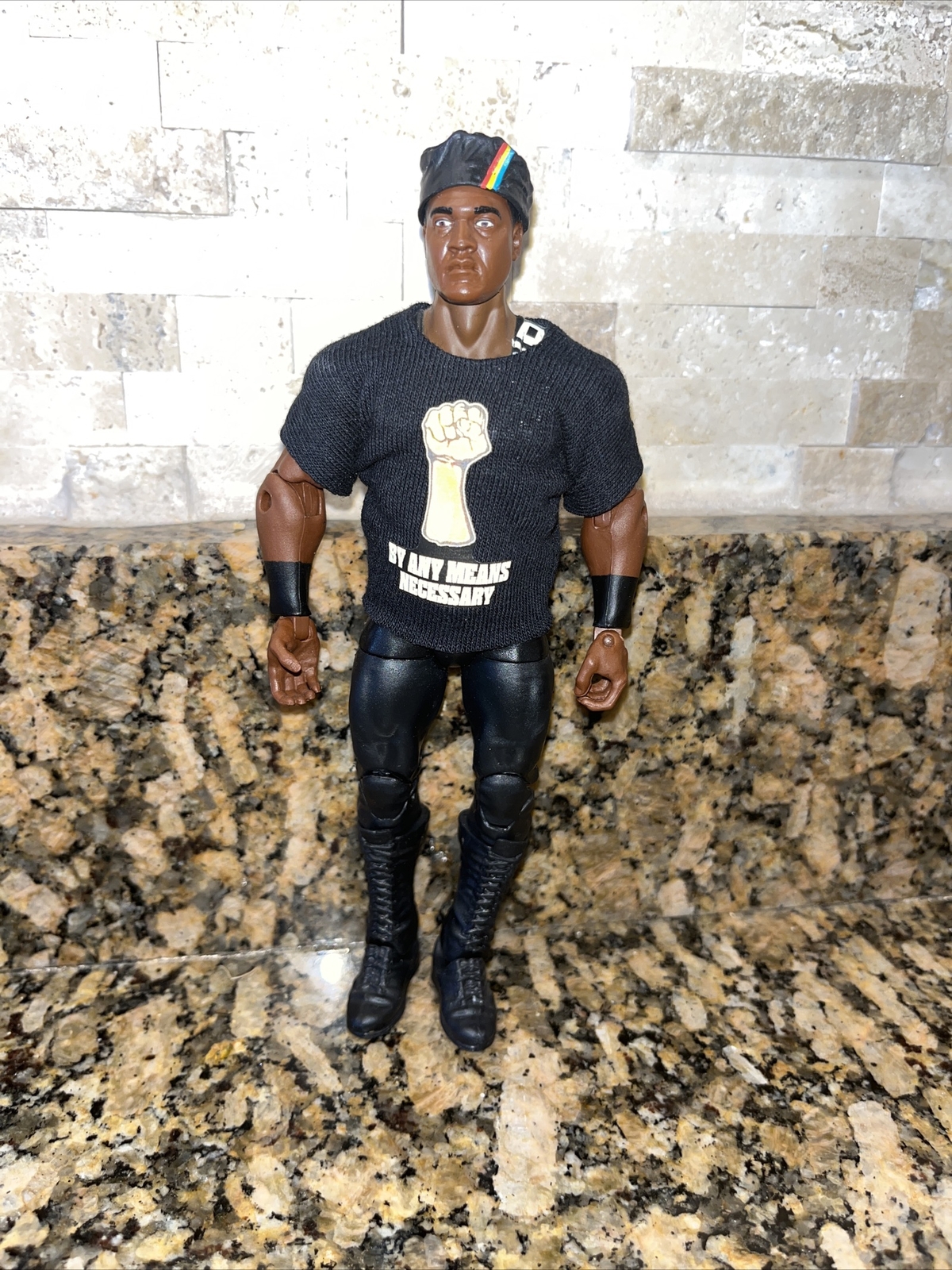 WWE Wrestling Mattel Elite Nation of Domination Faarooq Farooq Ron ...