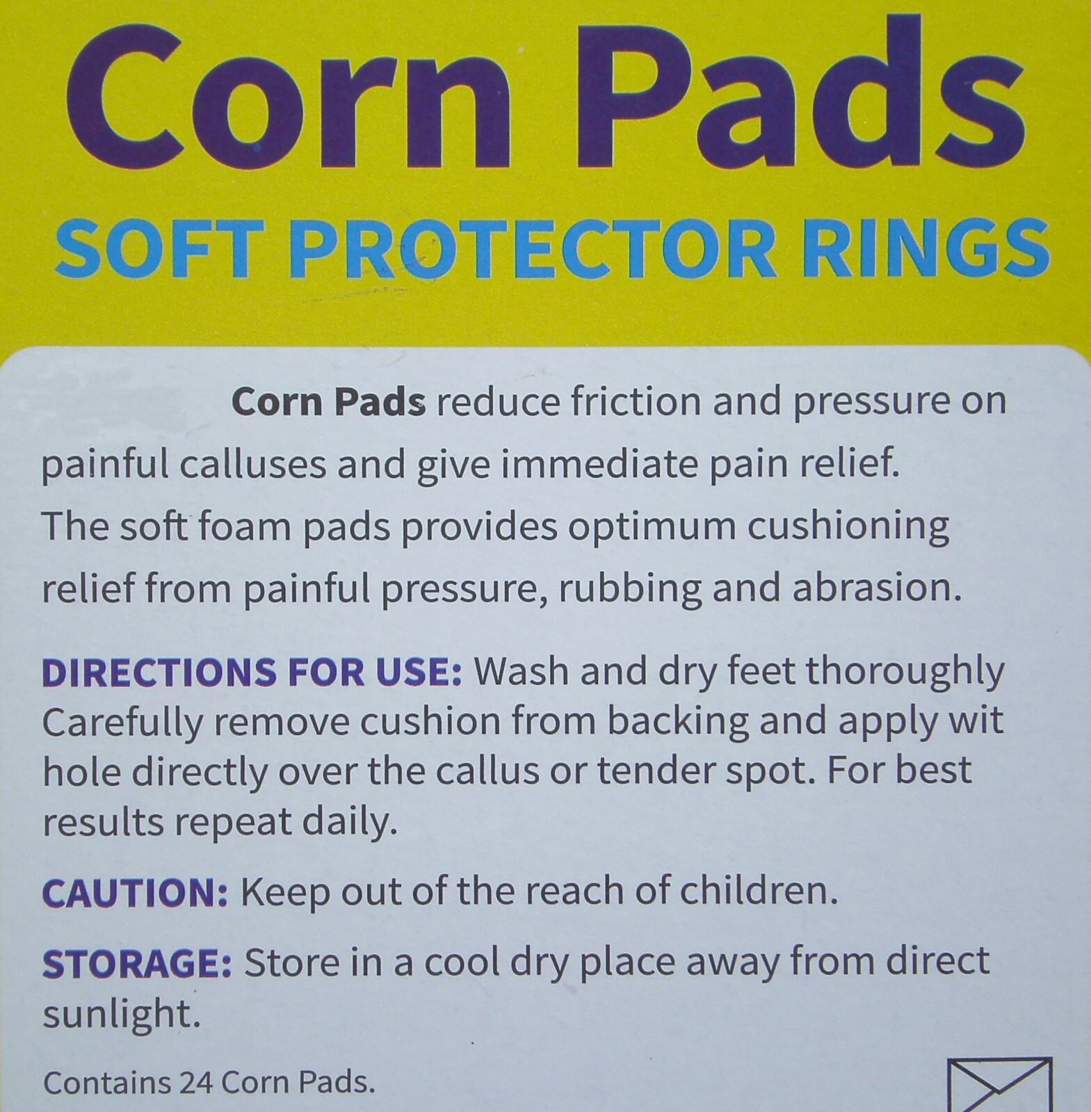 Rysons Corn Pads Soft Protector Rings - 24 Count (RY-0630) for sale ...