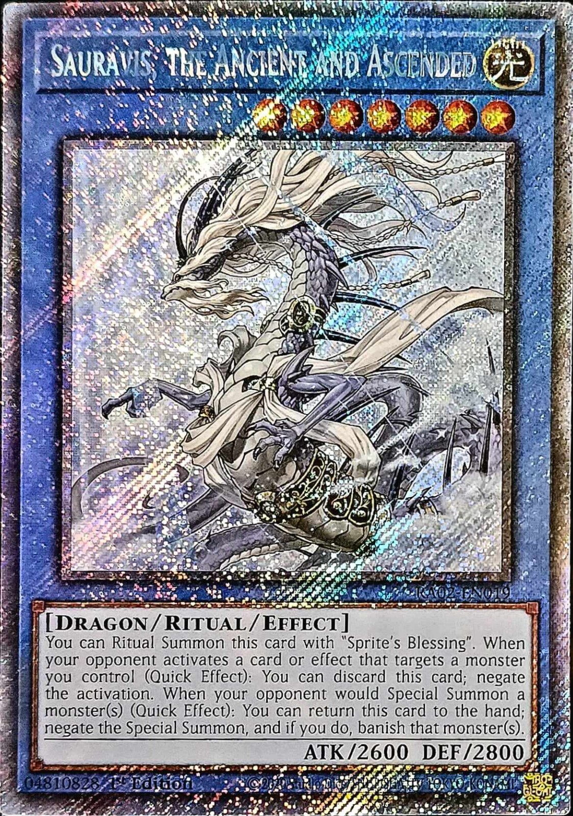 Sauravis, the Ancient and Ascended RA02-EN019 (PSR) | eBay