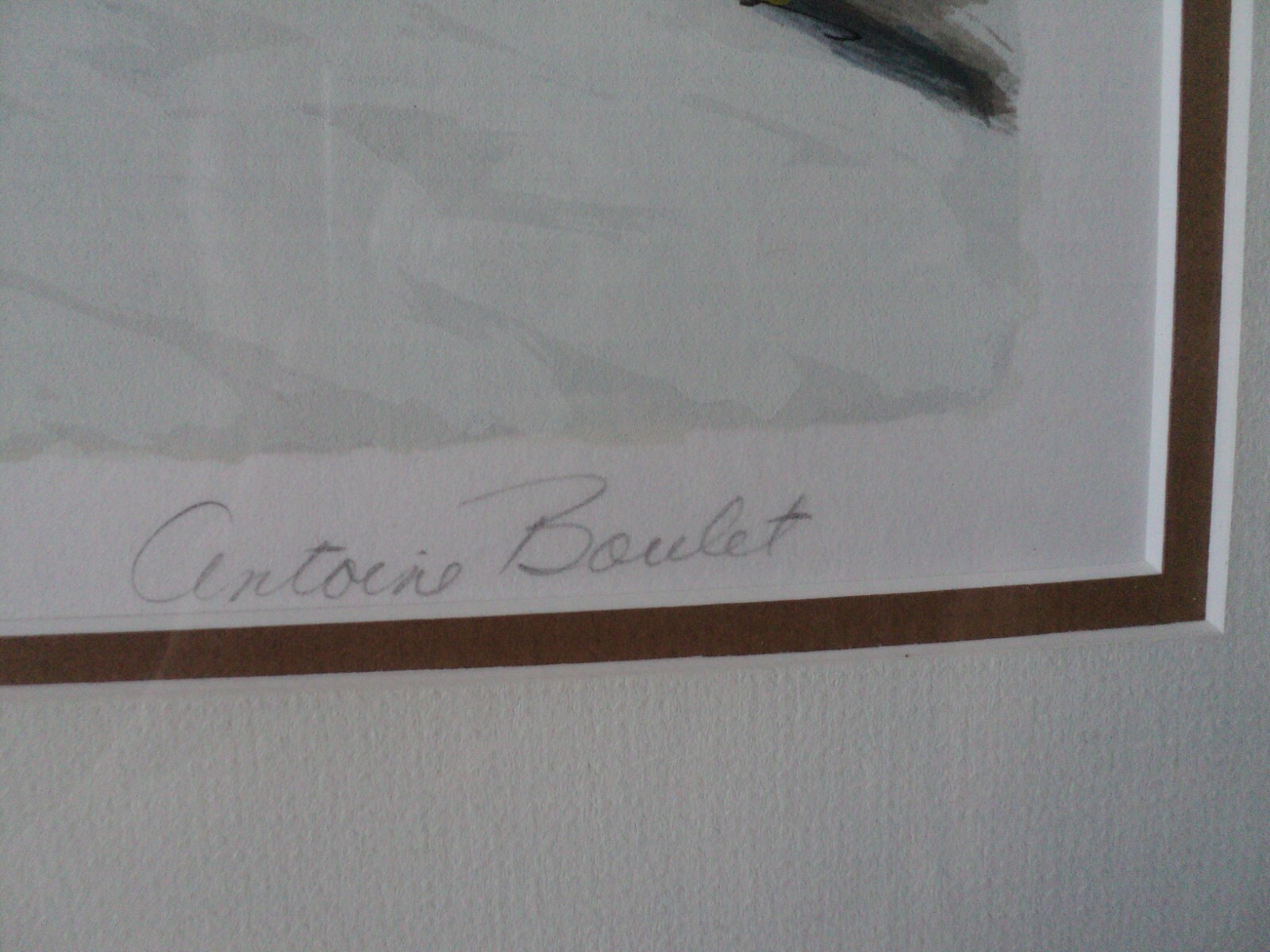 Original Street Scene Serigraph by ANTOINE BOULET Artist Proof épreuve ...