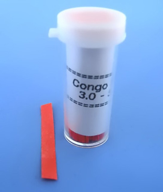 CONGO RED INDICATOR PAPER pH 3.0 - 5.0 | eBay