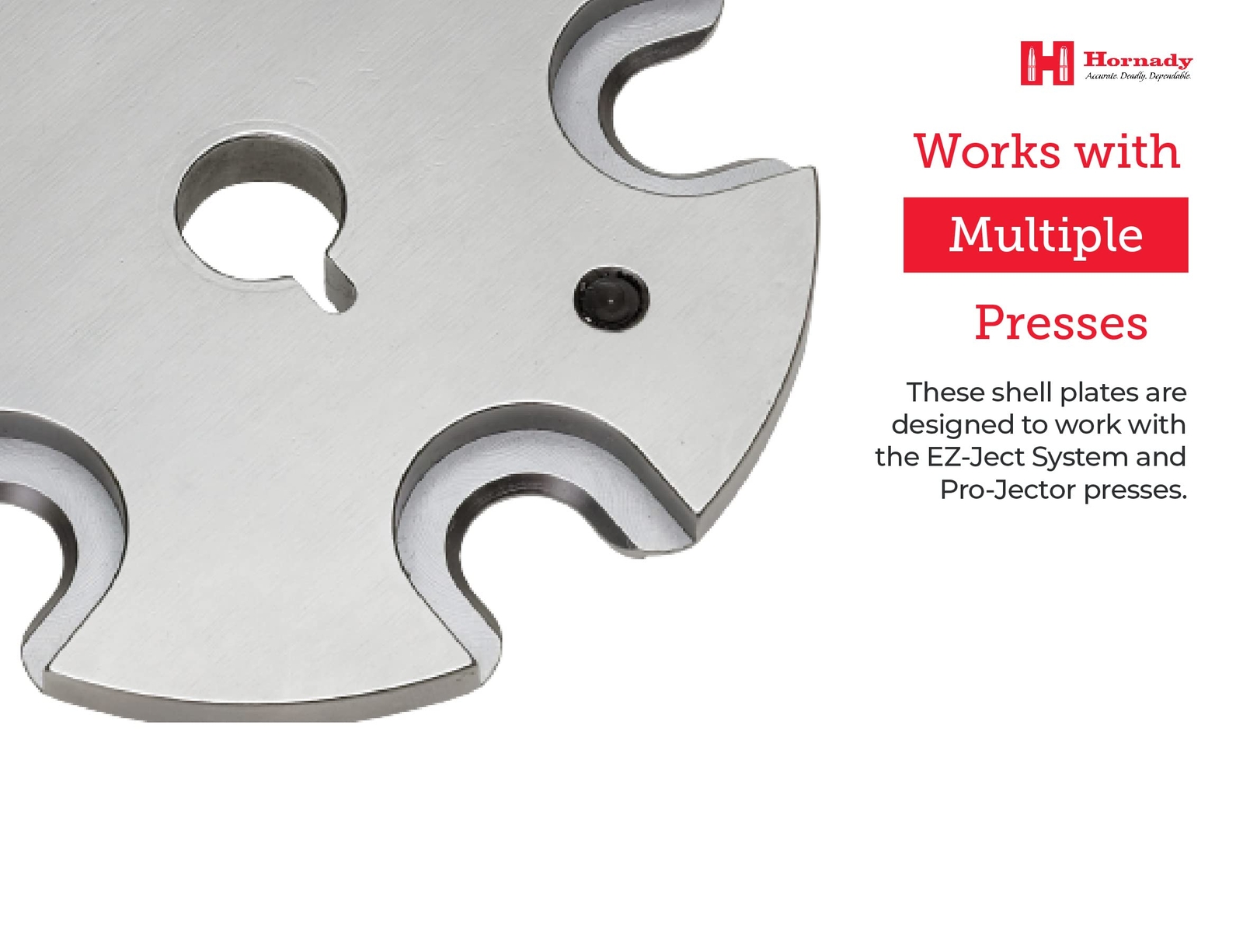 Hornady Lock N Load Shell Plate - for Reliable Caliber Changes on Your ...