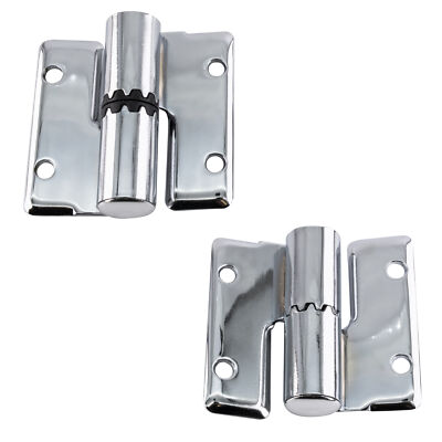 Round Barrel Gravity Hinge Set rH-In/lH-Out Chrome Plated 8 One Way ...