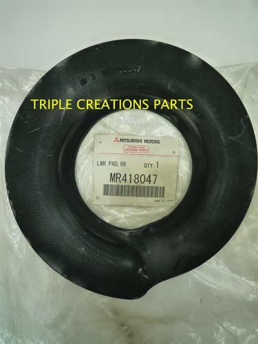 GENUINE OEM MITSUBISHI MR418047 PAD REAR SUSPENSION SPRING LOWER | eBay