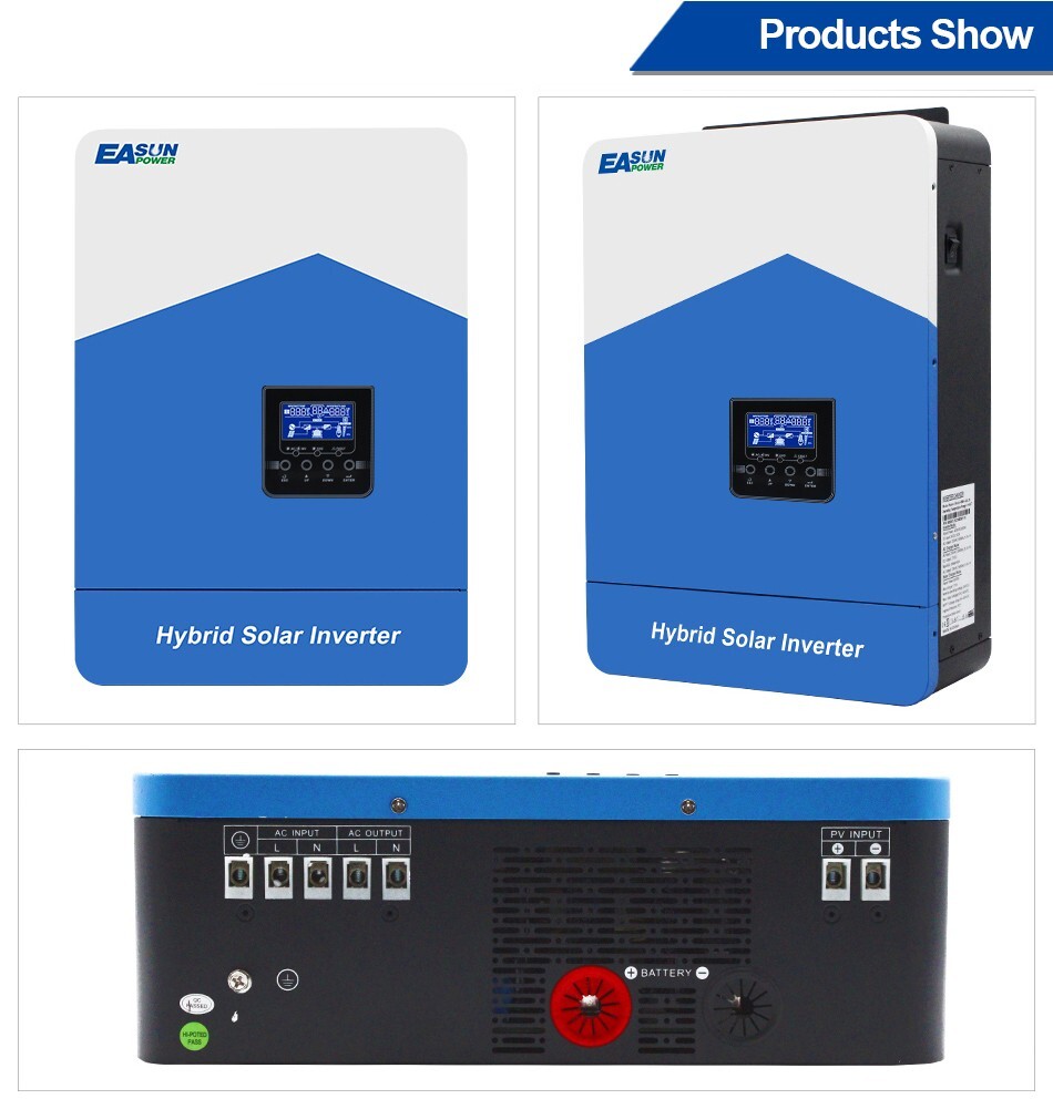 7KW Solar Off Grid Inverter 48V 110A MPPT Charge Controller Wifi DE ...