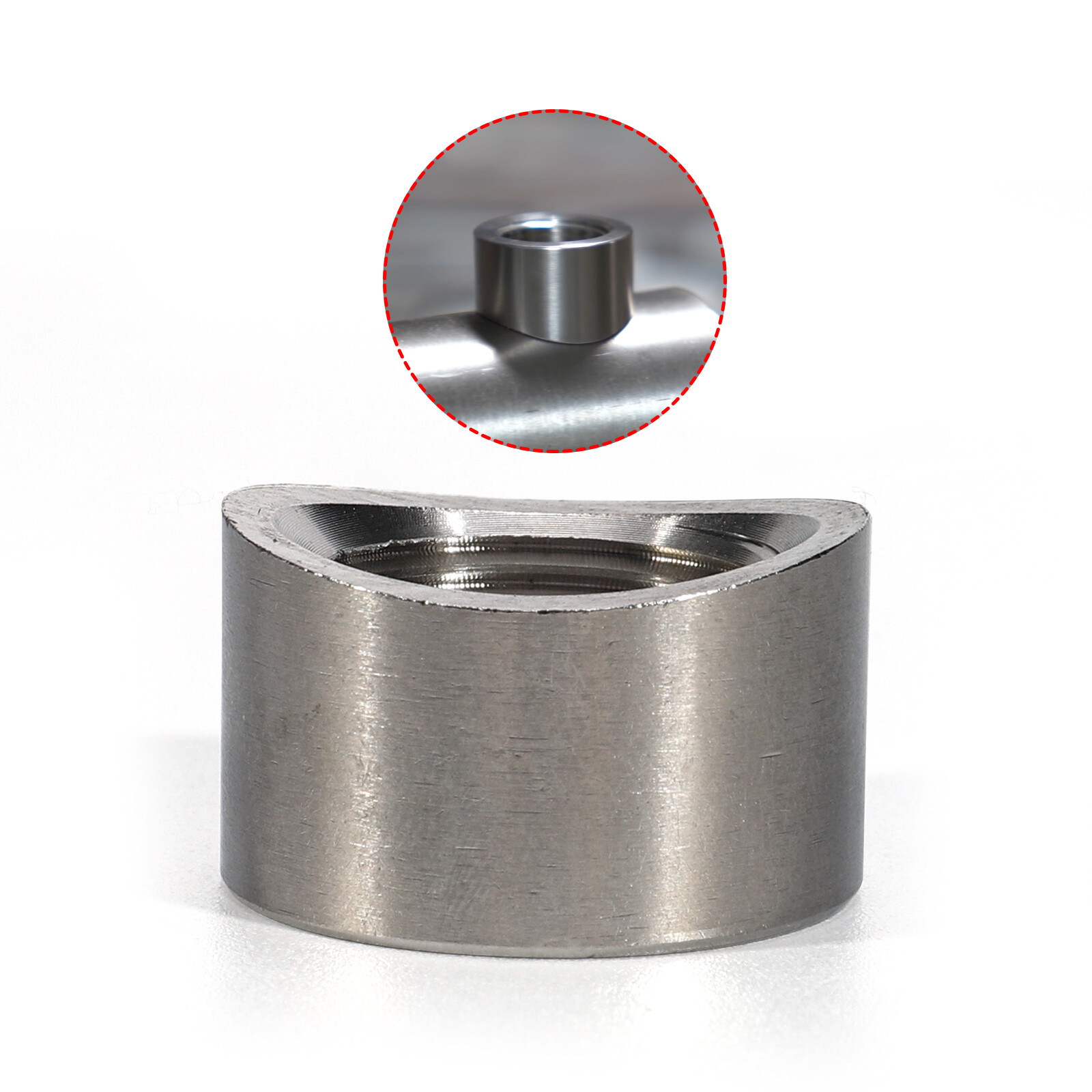 2Pack O2 Oxygen Sensor Curve Notched Nut Bung M18 X 1.5 304 Stainless ...