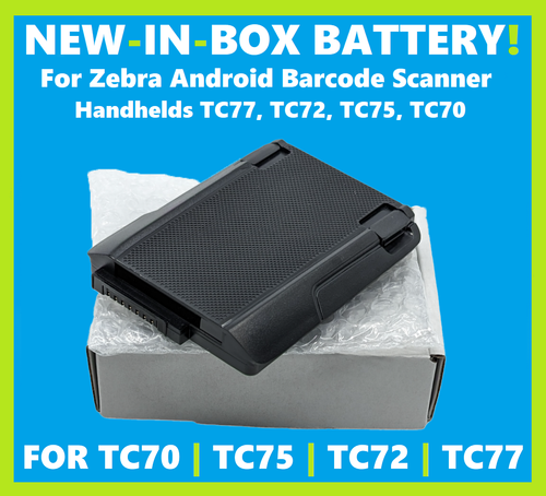 NEW Battery to Zebra TC70 TC72 TC77 Android Scanners Replaces BT-000318 ...