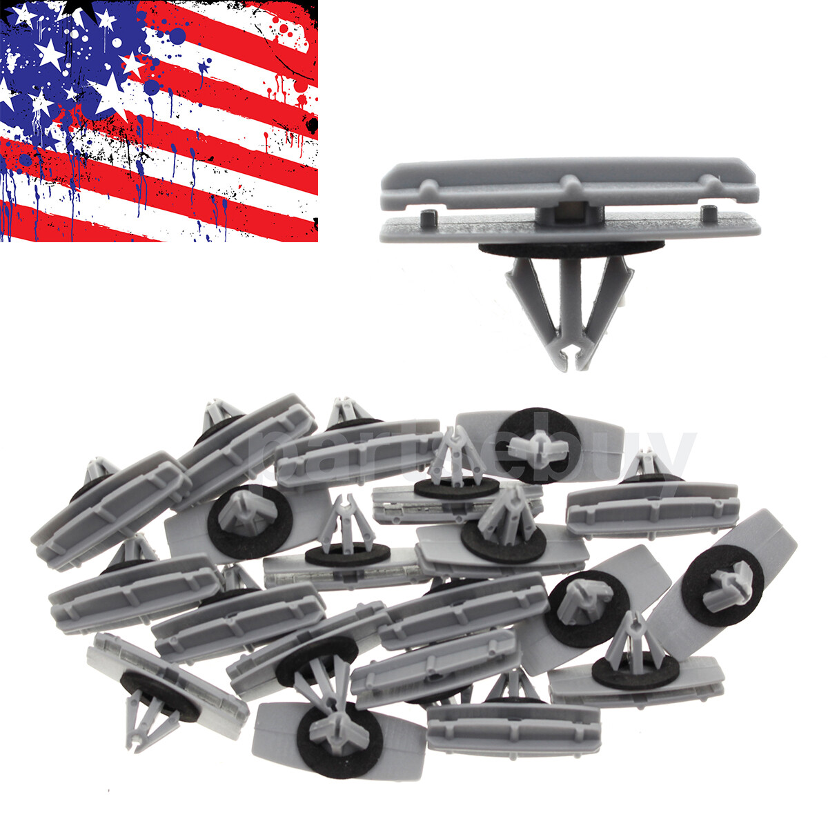 20pcs Gray New Fender Flare Moulding Clip For Chrysler Jeep Liberty ...
