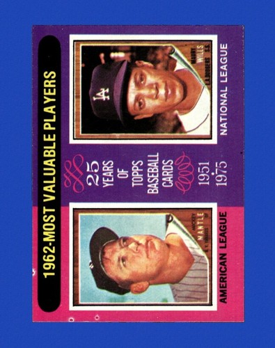 1975 Topps Set-Break #200 1962 Mvp'S NR-MINT *GMCARDS* | eBay
