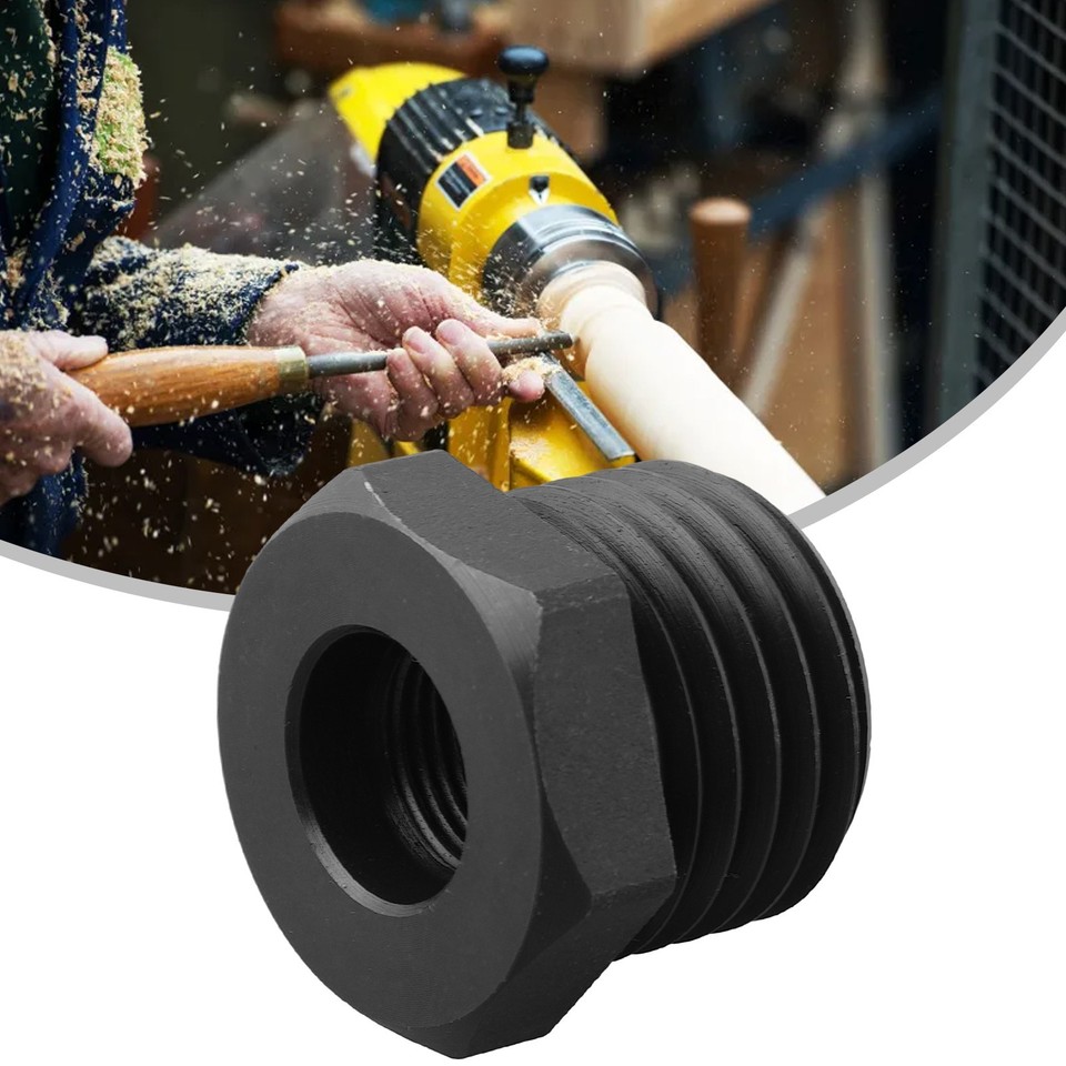 Easy to Use Wood Lathe Chuck Adapter Reliable Screw Thread Spindle ...