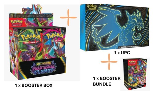 Pokemon TCG Phantasmal Flames Booster Box UPC Bundle -PRESALE CONFIRMED ...
