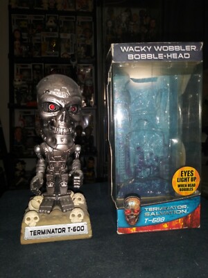 FUNKO WACKY WOBBLER BOBBLEHEAD TERMINATOR SALVATION T-600 LIGHT UP EYES ...