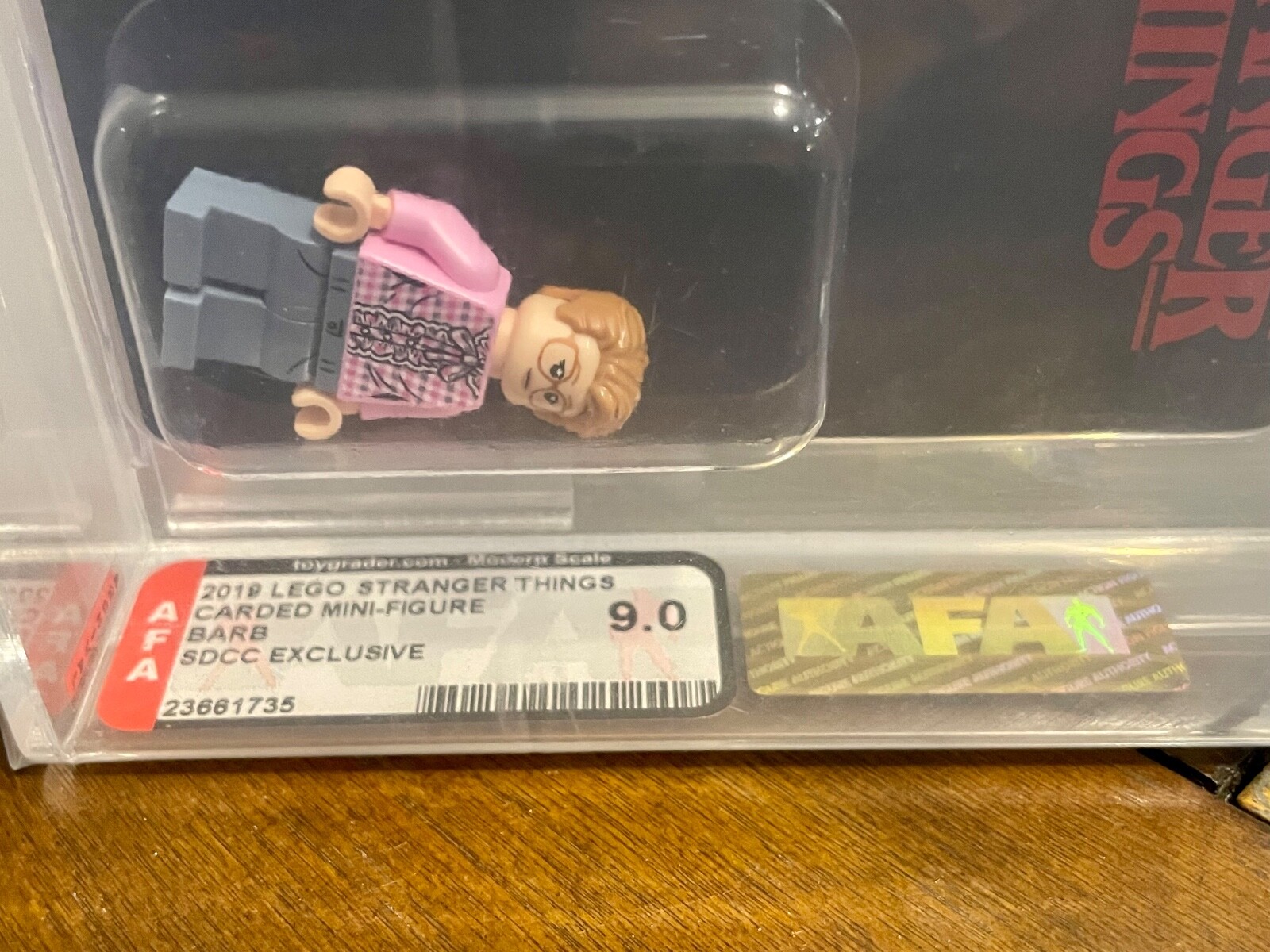LEGO STRANGER THINGS BARB MINI FIGURE 2019 SDCC AFA 9.0 VERY RARE! | eBay