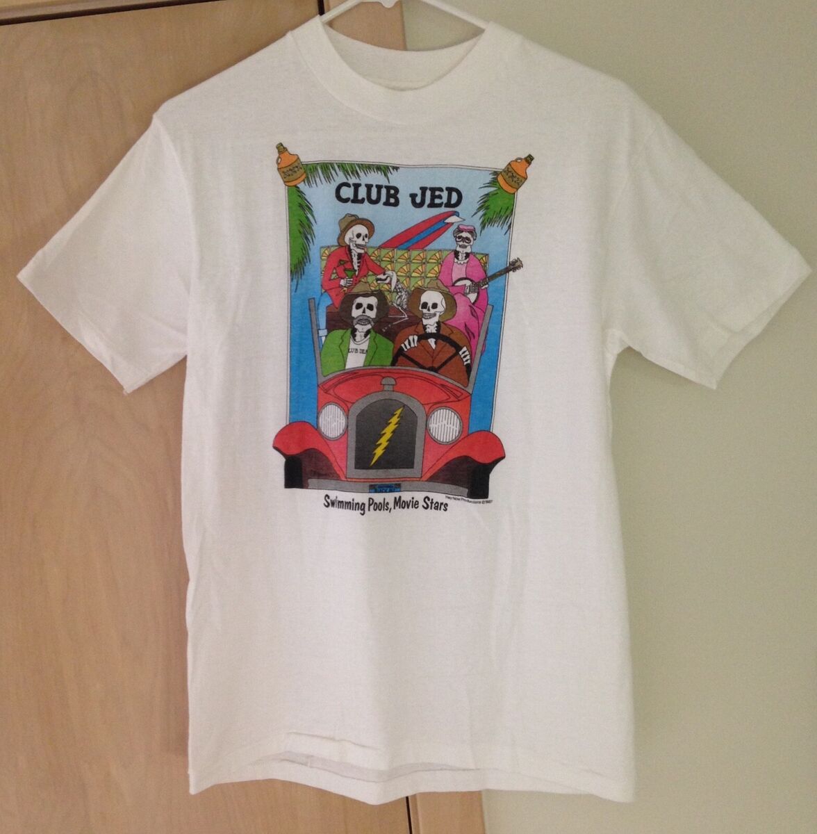 Grateful Dead 1987 CLUB JED Vintage Shirt Rare HEY NOW Grateful Dead 1987 CLUB JED Vintage Shirt Rare HEY NOW