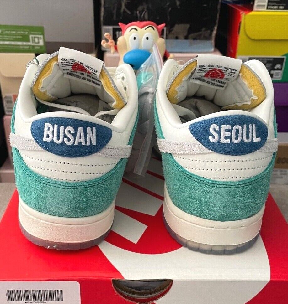 New Nike Dunk Low Kasina Neptune SB Green Seoul Korea Sz 6-8 New Nike Dunk Low Kasina Neptune SB Green Seoul Korea Sz 6-8