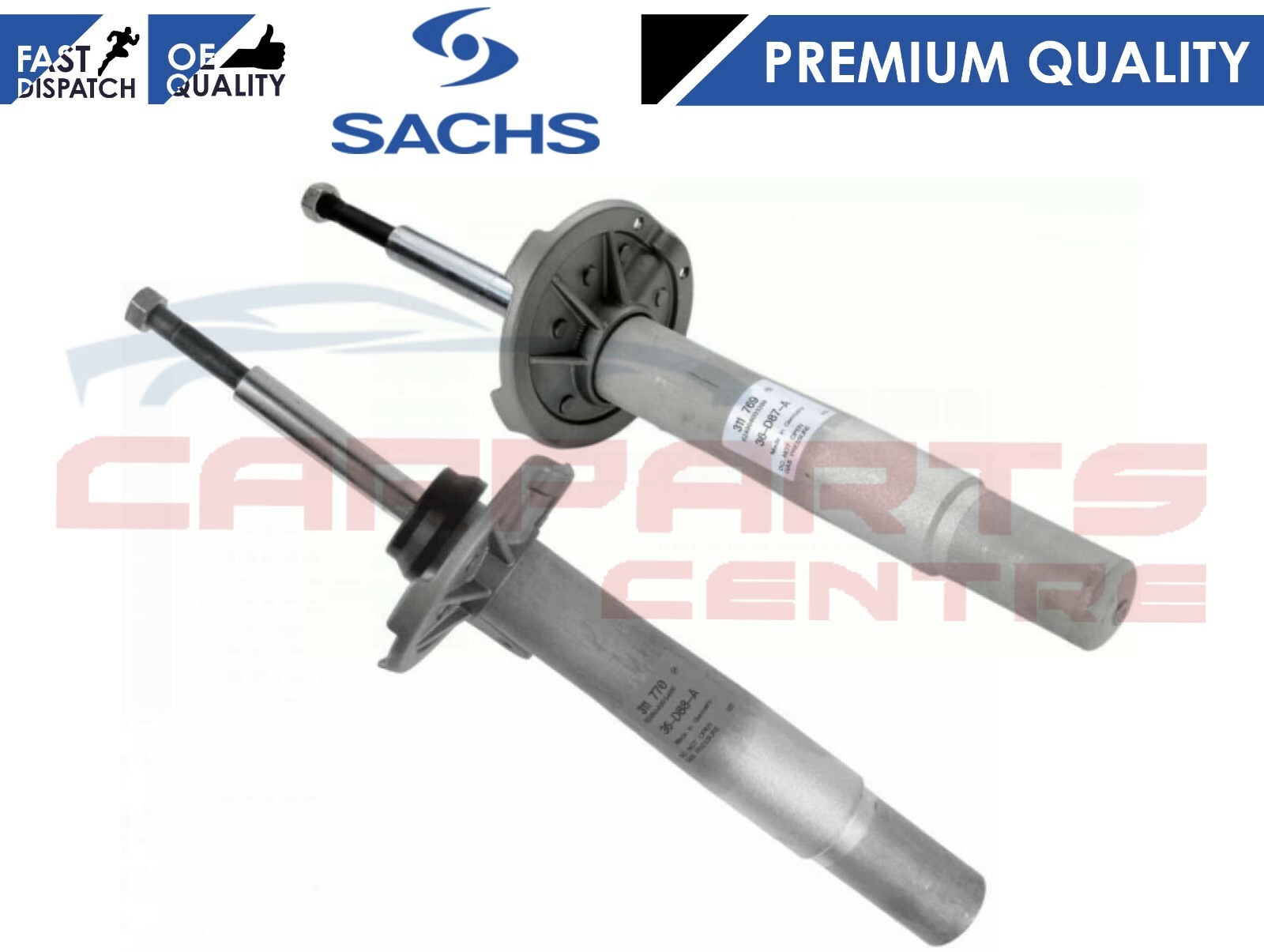 FOR BMW 7 SERIES E65 E66 E67 01-08 FRONT AXLE LEFT RIGHT SHOCK ABSORBER ...