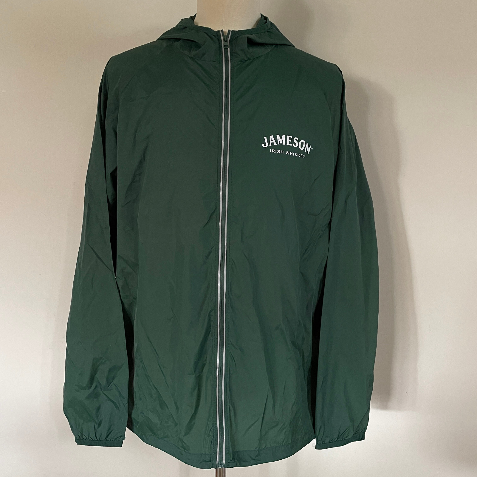 Vintage Jameson Whiskey Windbreaker Jacket Men Large - Gem