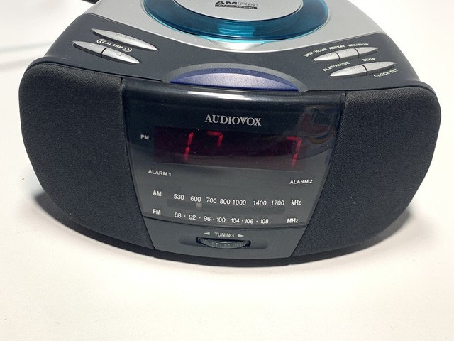 2005 Audiovox CD Alarm Clock Radio Model CD1180 for sale online | eBay