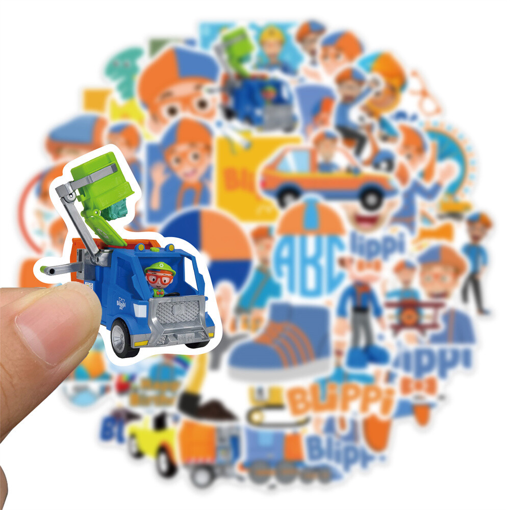 50pcs BLiPPi Stickers Skateboard Decal Vinyl Luggage Book Waterproof | eBay