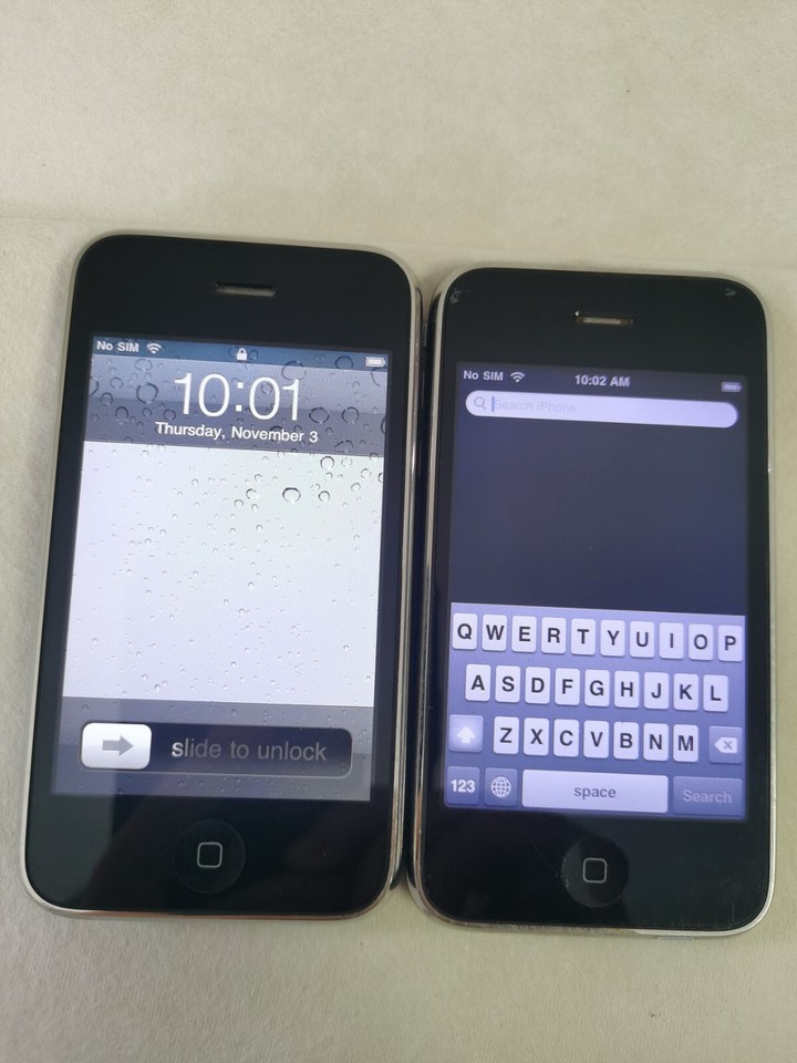 Original Apple iPhone 2nd 3G -8/16GB - Black /white (Unlocked) ( GSM ...
