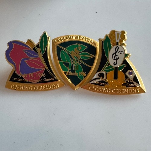 Vtg Atlanta 1996 Olympics Ceremonies Team Opening Closing Ceremony Pin ...