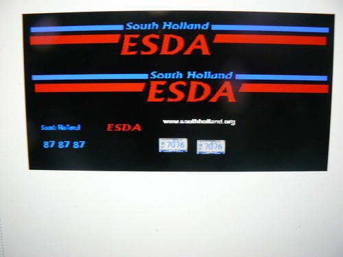 South Holland Illinois ESDA Patrol Car Decals 1:24 | eBay