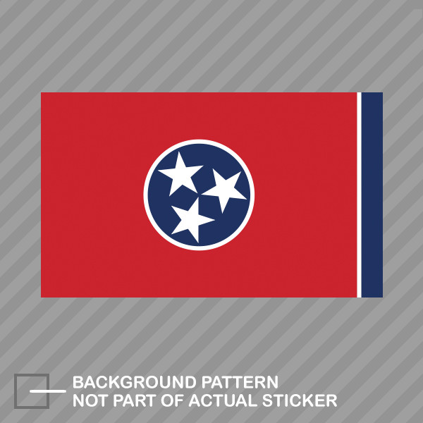 Tennessee Flag Sticker Decal Vinyl state tennessean TN | eBay