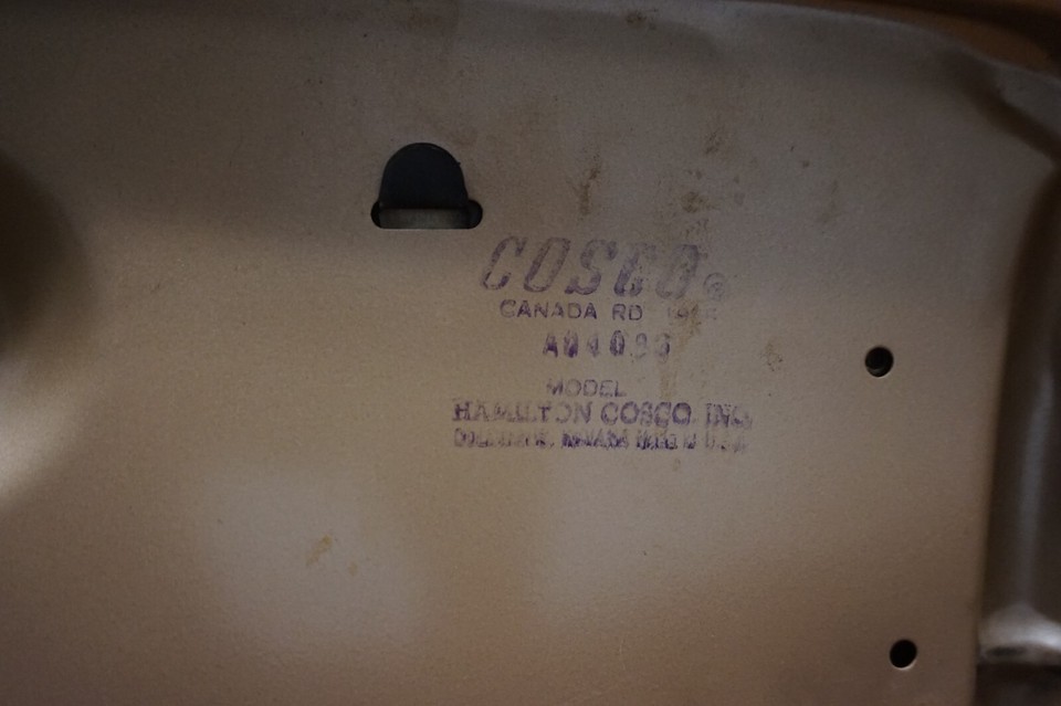 Vintage Hamilton COSCO Gatefold Gold Folding Chairs Set of 4 | eBay