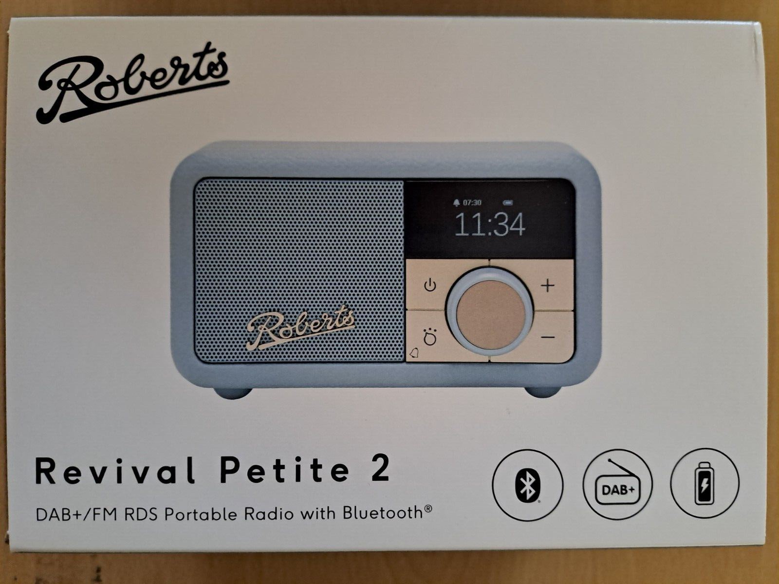 ROBERTS PORTABLE RADIO PETITE 2 REVIVAL DAB+/FM with Bluetooth and ...