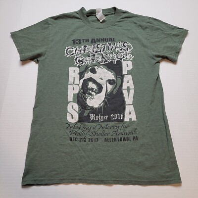 RPS PAVA Christmas Carnage T-Shirt Mens S Philly ☆43 | eBay