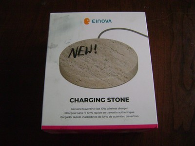 Einova Wireless Charging Stone with 10W Fast Charging Travertine | eBay