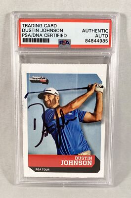 Dustin Johnson Signed Rookie Card Sports Illustrated Kids PSA/DNA COA ...