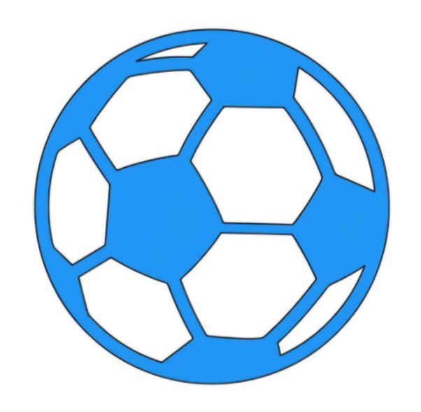 Football Decal Stickers Choose Your Pack Size And Colour | eBay UK