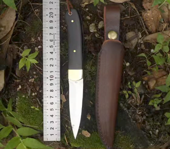men waist belt bag knife blade sheath machete holder cow leather brown ...