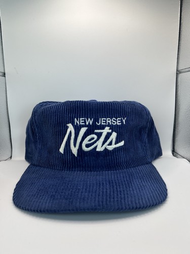 Vintage New Jersey Nets Script Snapback The Cord Sports Specialties ...