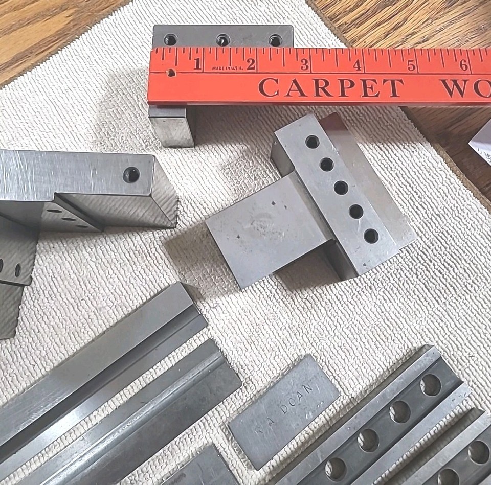 Machinist Tools Lot Setup Angle Blocks Parallels Hold Down Machining ...
