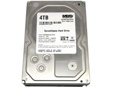MaxDigitalData 4TB 7200RPM 64MB Cache SATA 6.0Gb/s 3.5" Surveillance ...