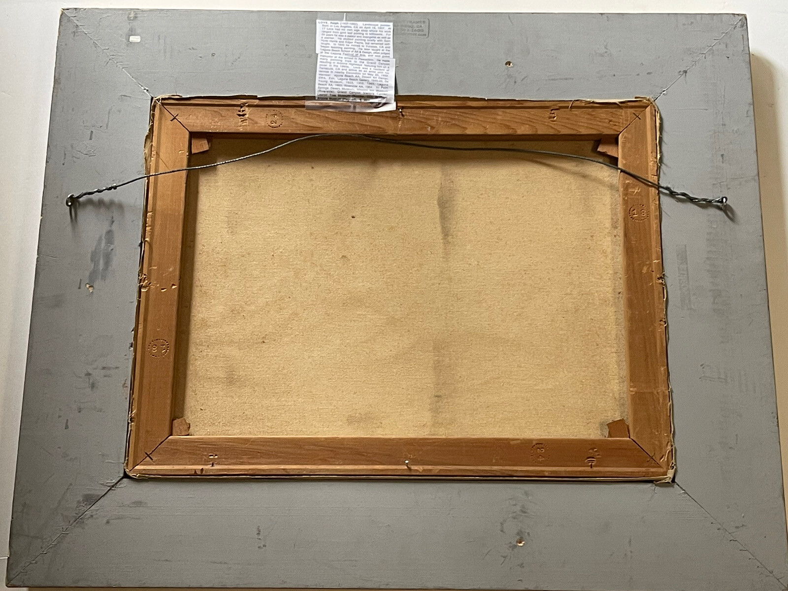 Ralph Love Painting Desert American Landscape Listed Impressionism ...